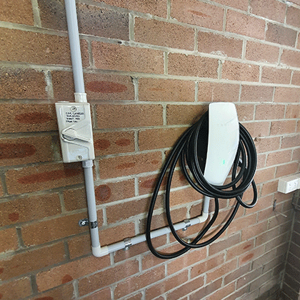 Home EV Charger with Dynamic Load Management & Surge Control